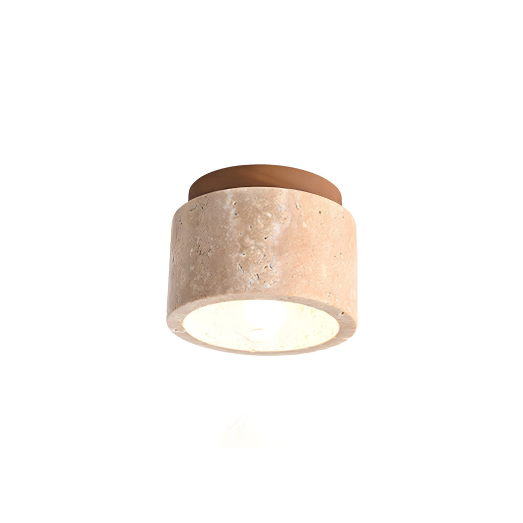 Minimalist Rustic Stone Ceiling Light – Liootrlamp
